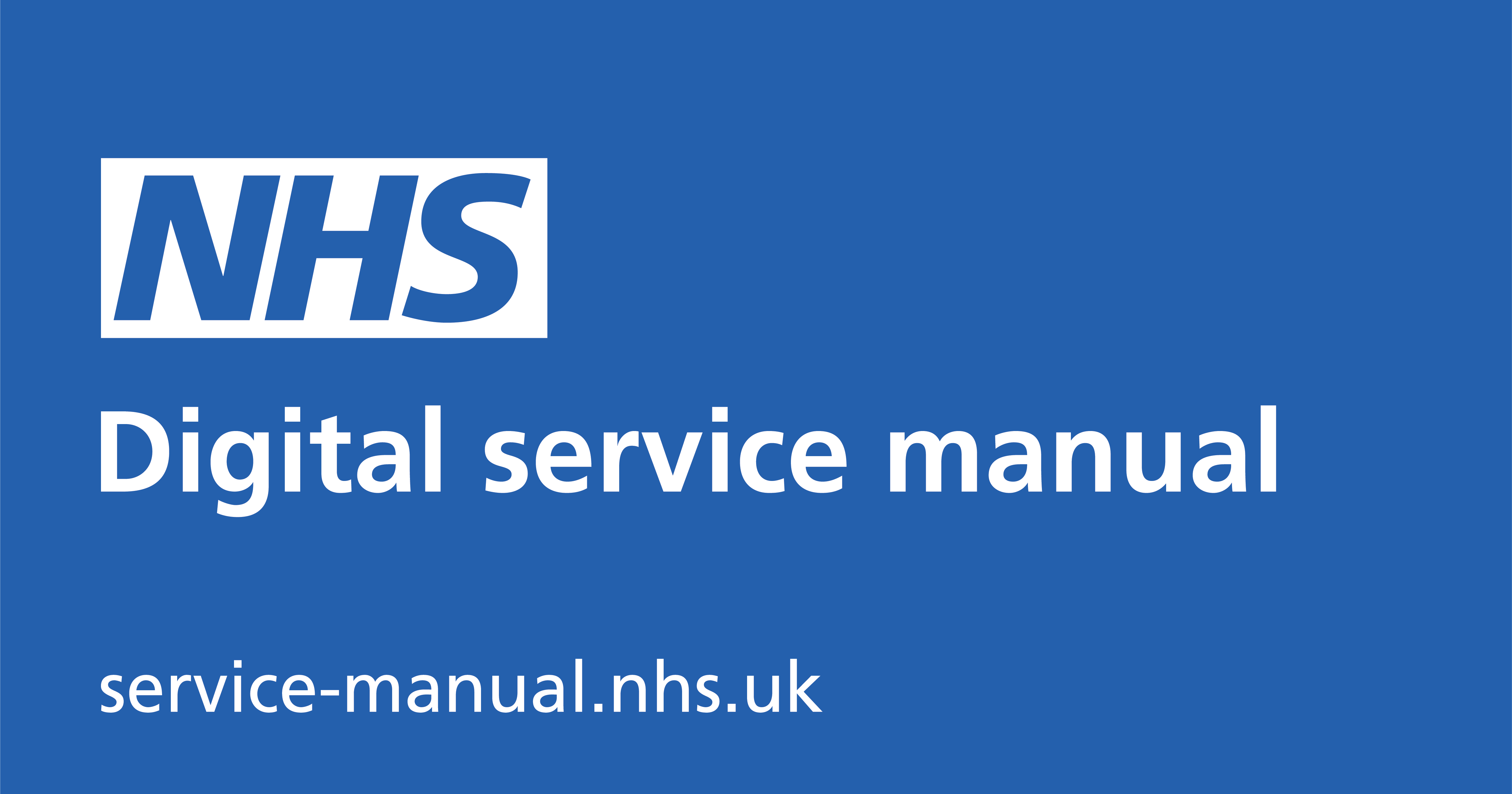NHS Architecture manual